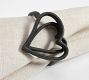 Interlocking Hearts Napkin Rings - Set of 4 | Pottery Barn
