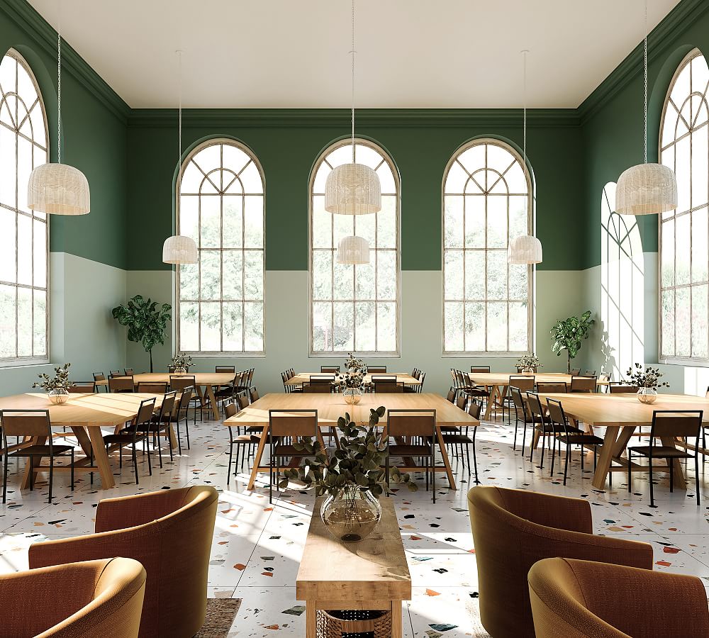 Keaton Communal Dining Table | Pottery Barn