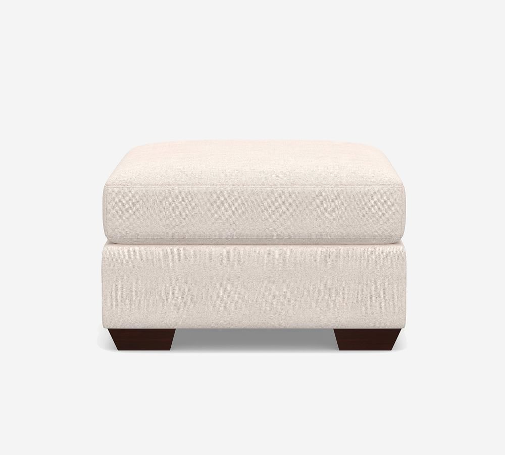 Big Sur Upholstered Ottoman | Pottery Barn