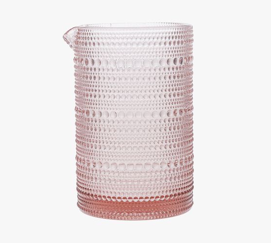 Jupiter Beaded Glass Cocktail Pitcher | Pottery Barn