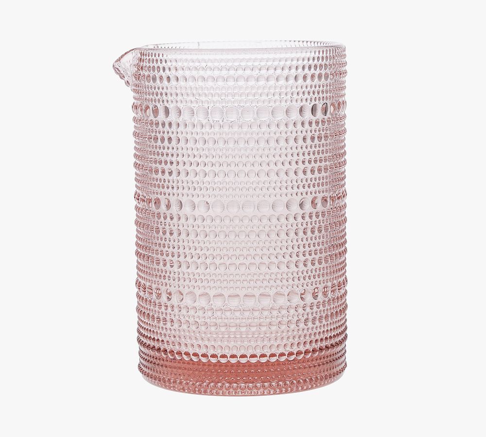 Jupiter Beaded Glass Cocktail Pitcher | Pottery Barn