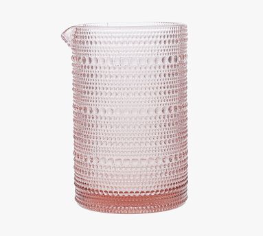 Jupiter Beaded Glass Cocktail Pitcher | Pottery Barn