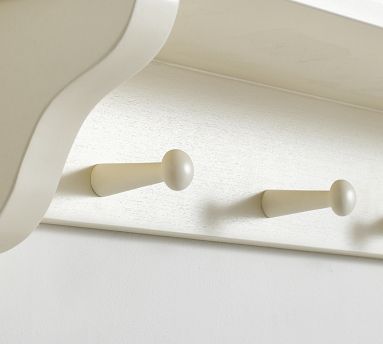 Manchester Ledge with Row of Hooks | Pottery Barn