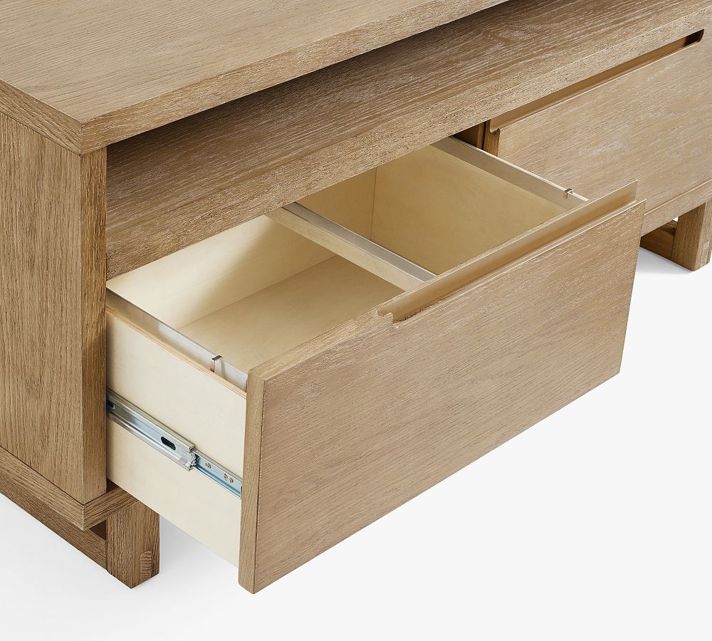 Portola L-Shape Rotating Desk | Pottery Barn