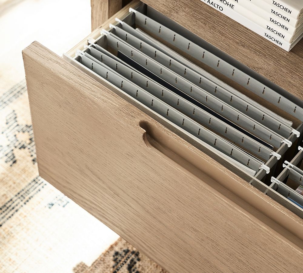 Portola L-Shape Rotating Desk | Pottery Barn