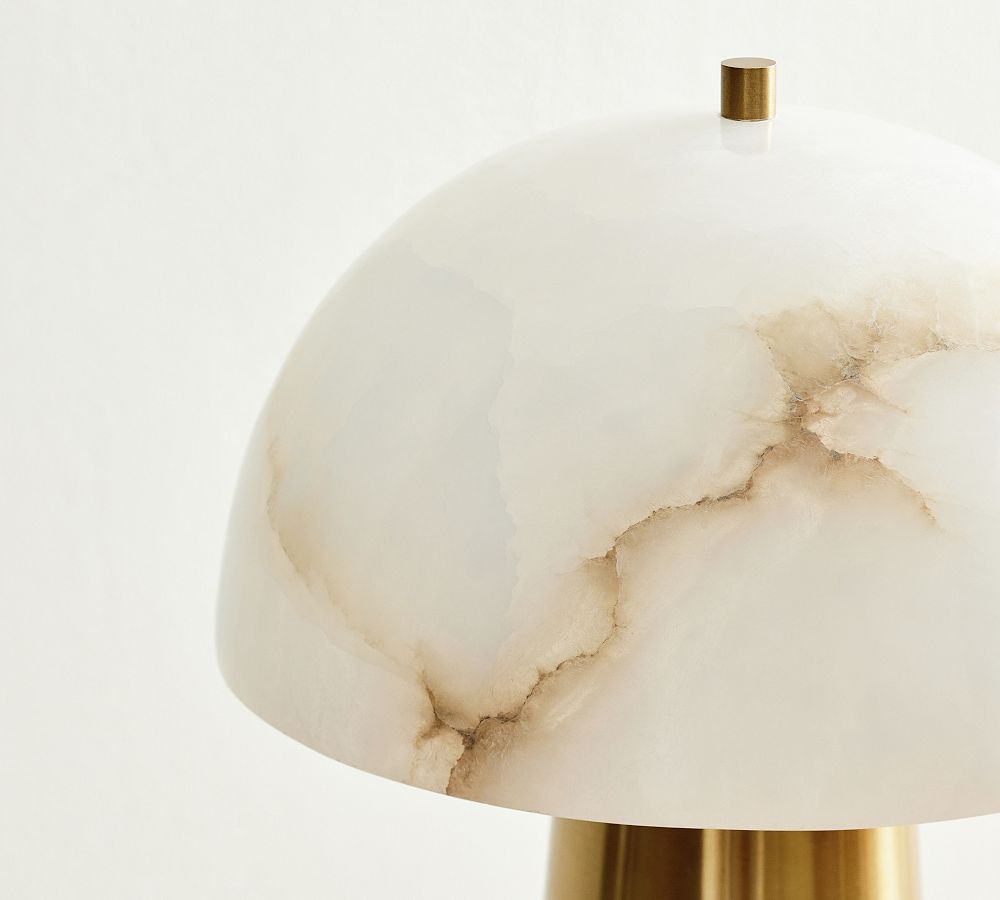 Stella Alabaster Dome Table Lamp | Pottery Barn