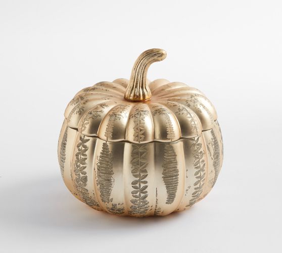 Handcrafted Pumpkin Lidded Recycled Glass Candles - Harvest Spice ...
