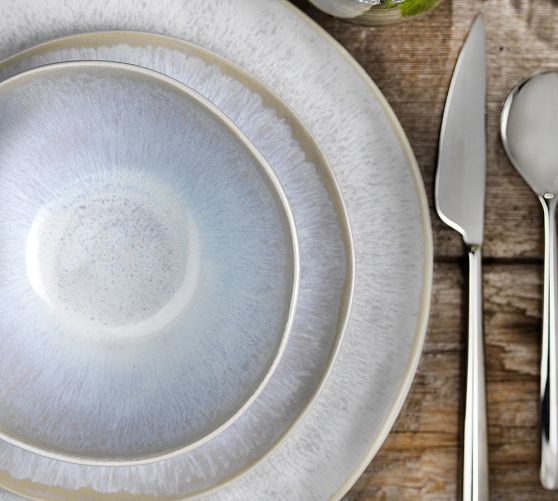 Nico Stoneware Reactive Glaze 12 -Piece Dinnerware Set | Pottery Barn