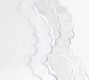Maci Double Scalloped Percale Embroidered Sheet Set | Pottery Barn