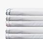 Maci Double Scalloped Percale Embroidered Sheet Set | Pottery Barn