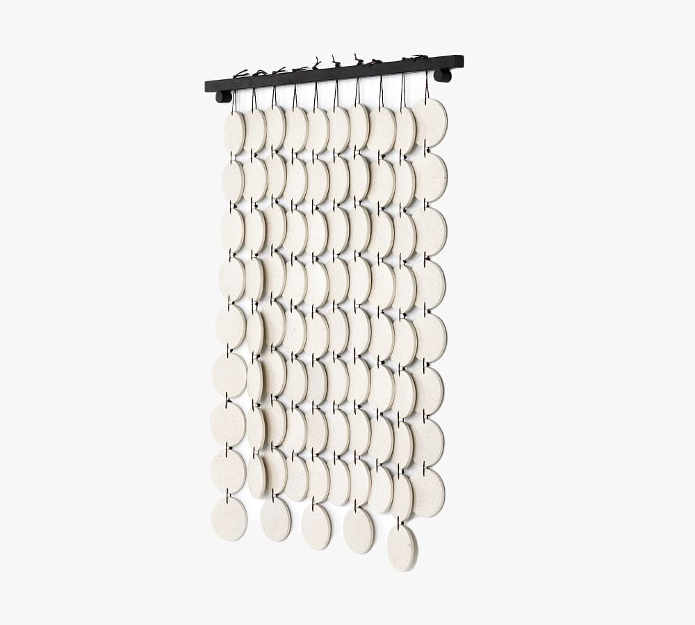 Speckled Ceramic Hanging Wall Art | Pottery Barn