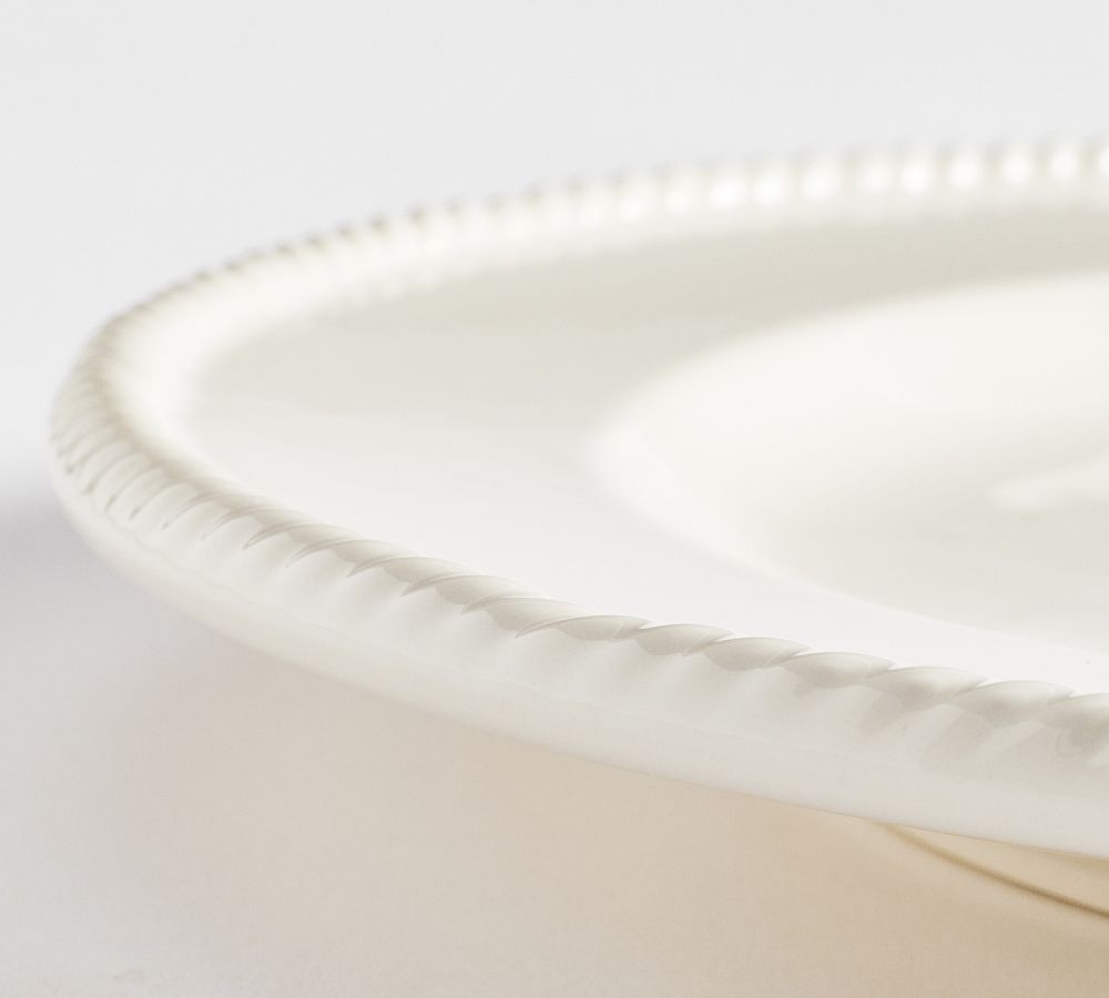 Heirloom Rope Rim Stoneware Salad Plates | Pottery Barn