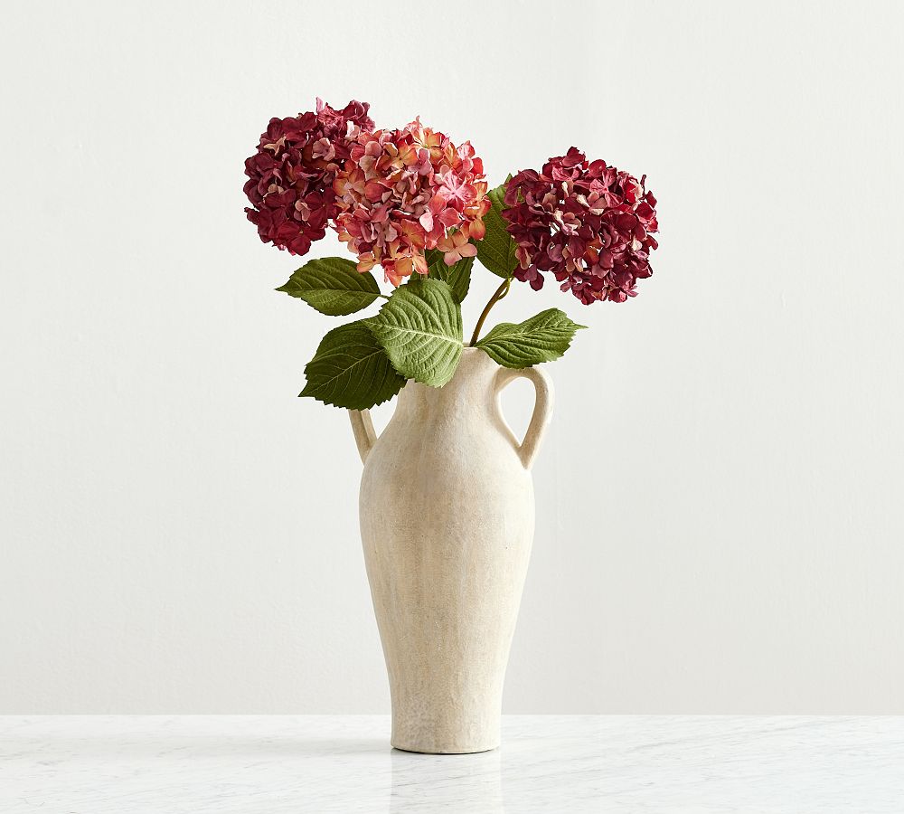 Faux Burgundy Hydrangea Bundle | Pottery Barn