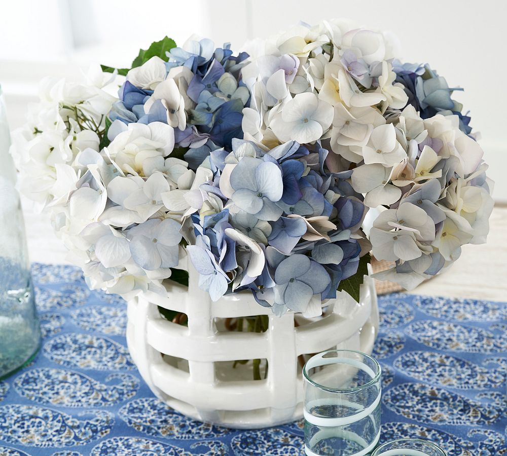 Faux Blue Hydrangea Bundle | Pottery Barn