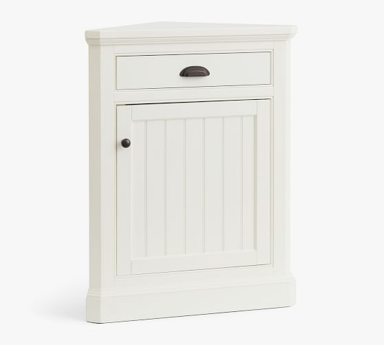 Aubrey End Cap Corner Bookcase | Pottery Barn