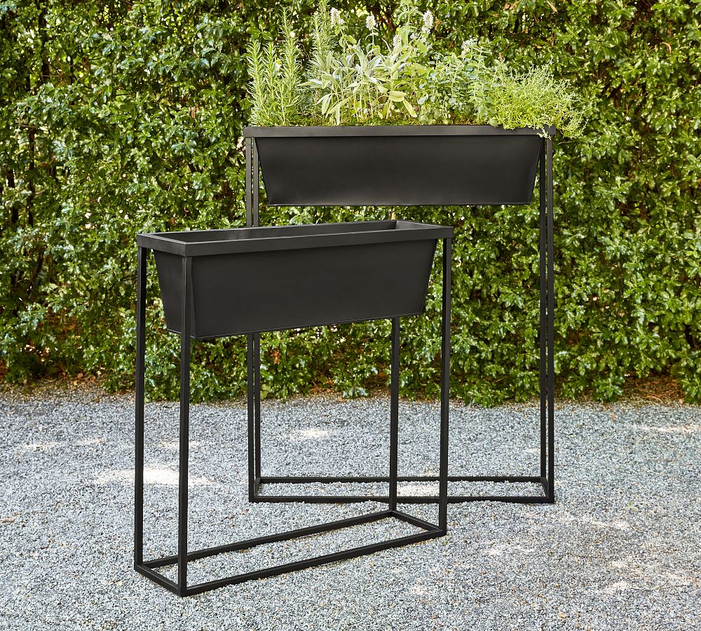Temple Street Handcrafted Plant Stands - Set of 2 | Pottery Barn