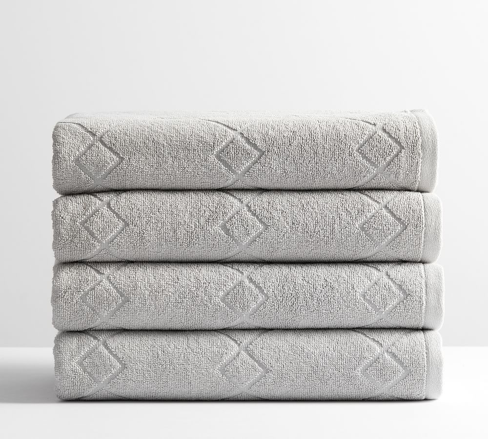 Easy Care Solid Bath Towel | Pottery Barn