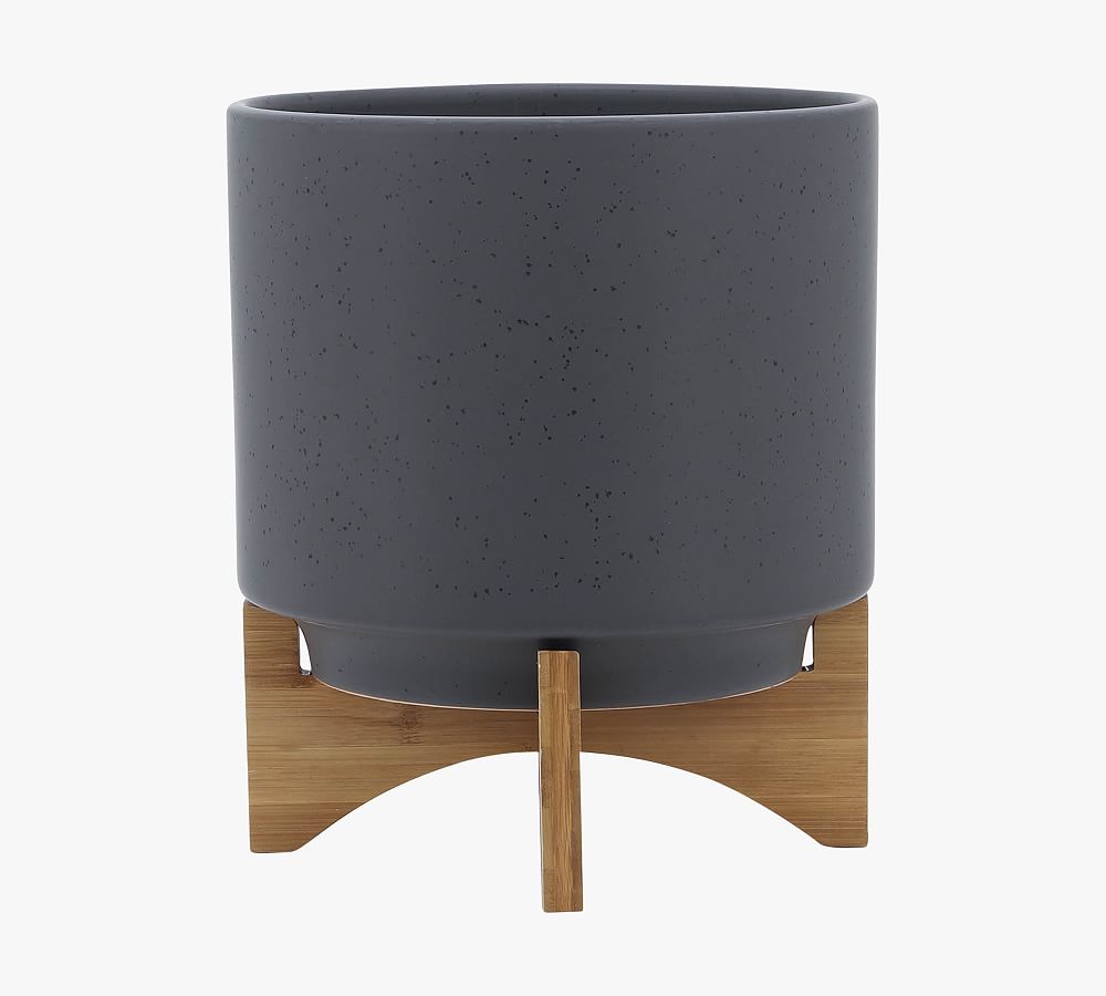 Footed Matte Planters | Pottery Barn