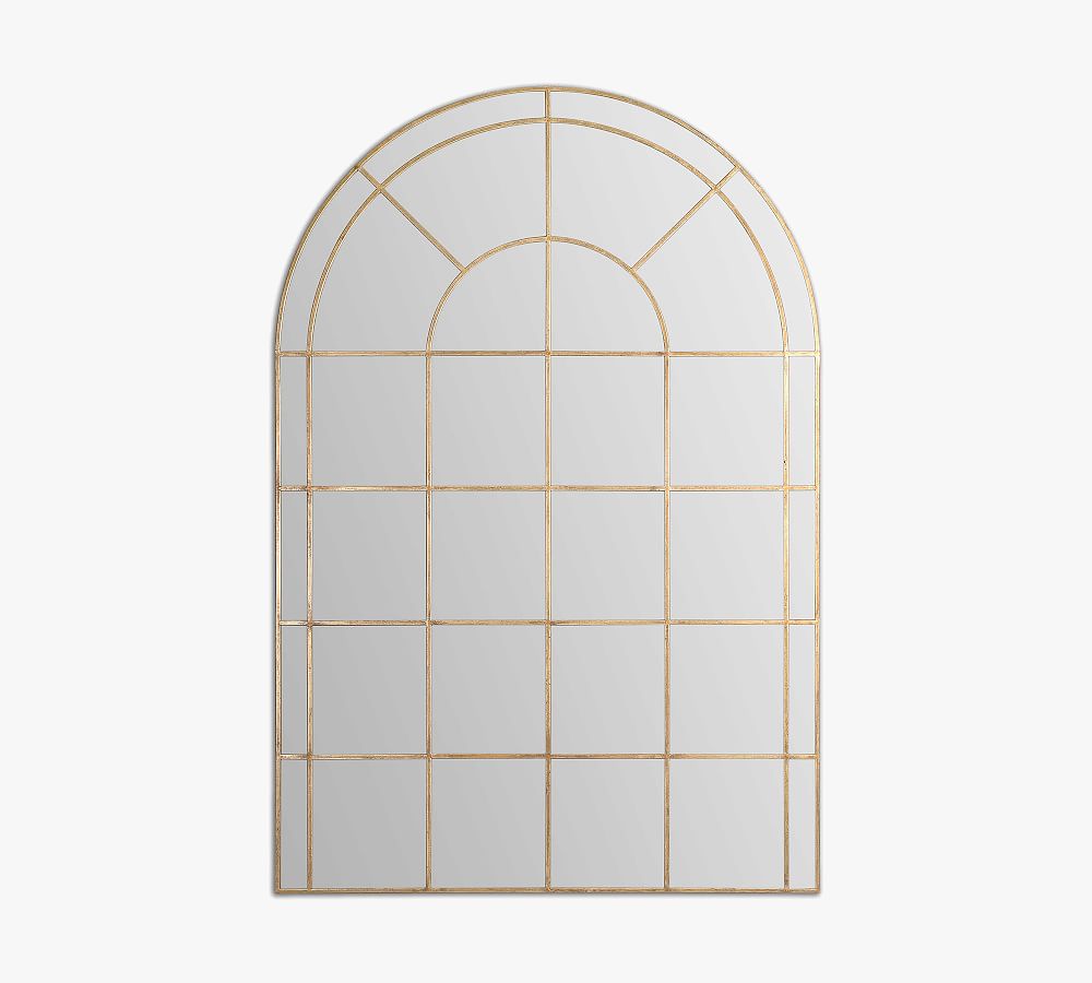Alice Arched Windowpane Mirror | Pottery Barn