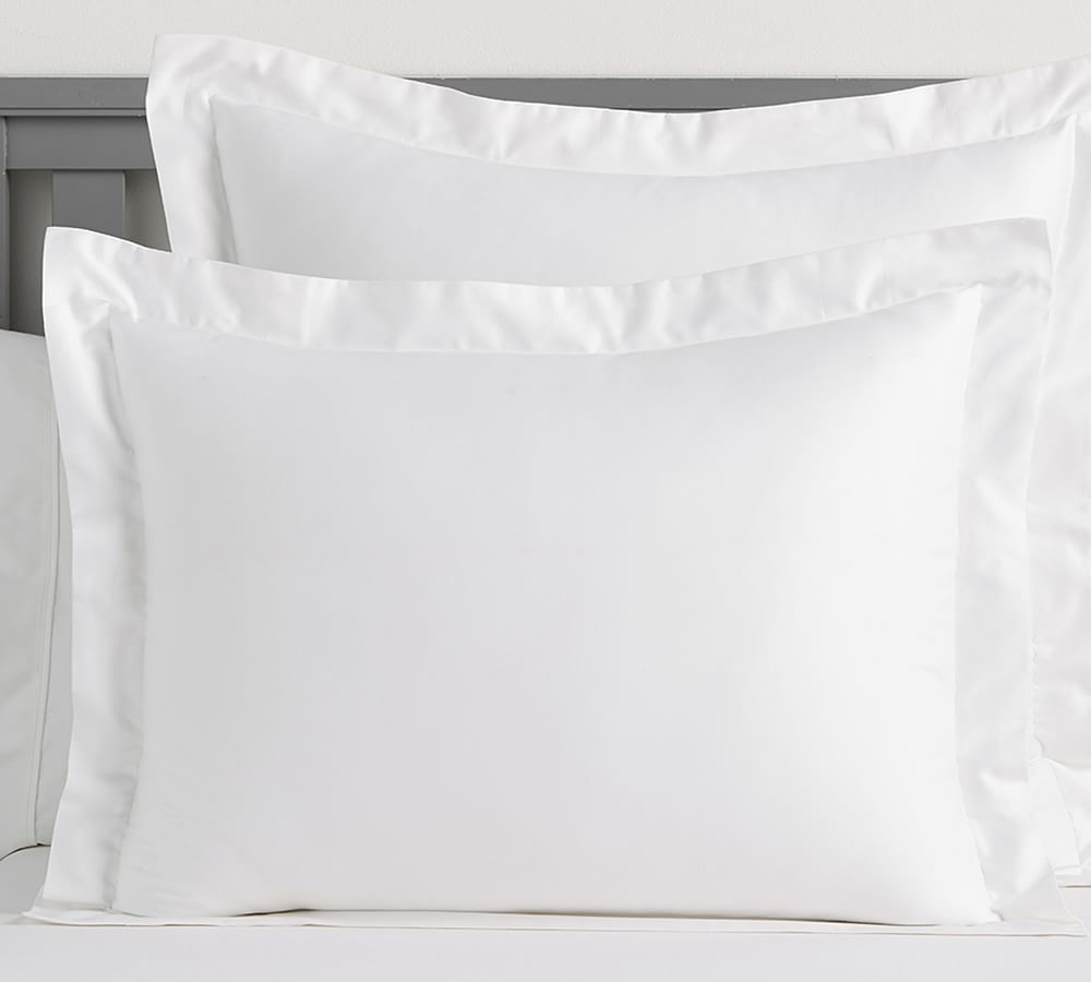 Design Crew Basics 400-Thread-Count Organic Cotton Sham | Pottery Barn