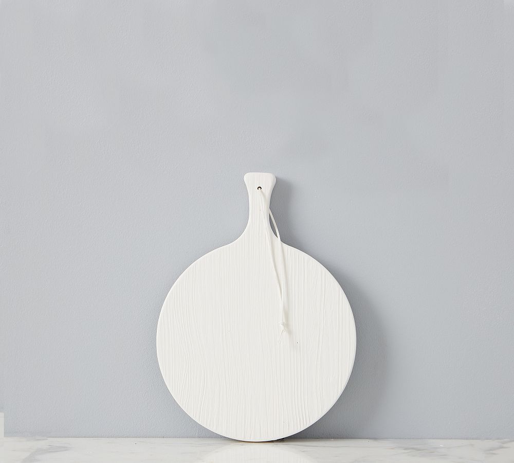 Modern Wood Round Cheese Board | Pottery Barn