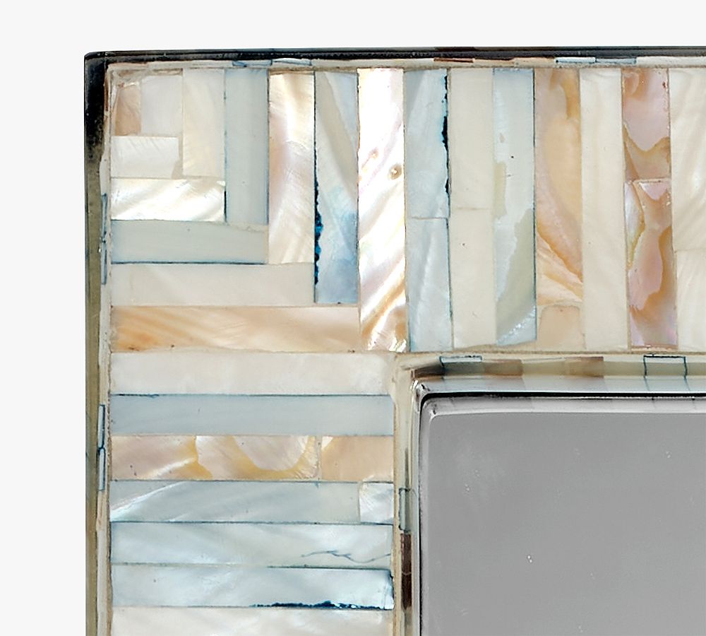 Isla Mother Of Pearl Rectangular Mirror | Pottery Barn