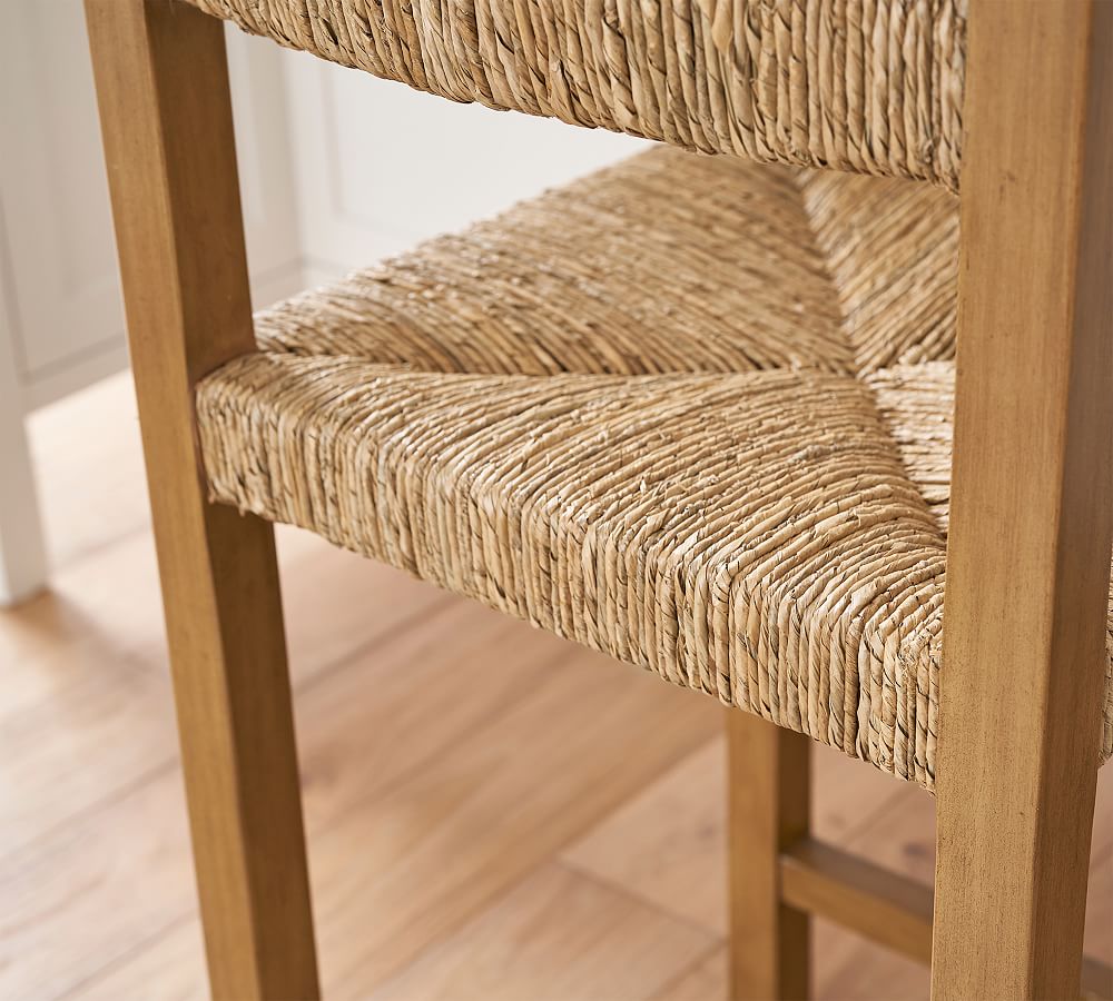 Malibu Woven Stool | Pottery Barn