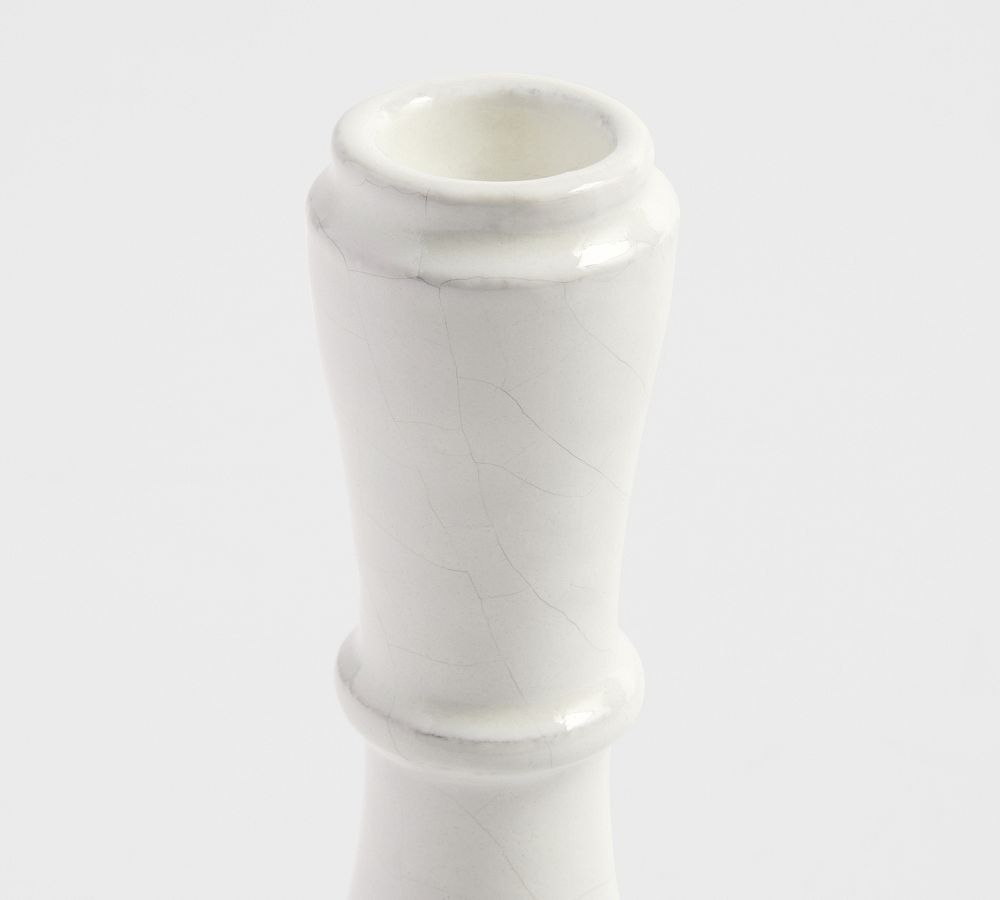 Handcrafted Emery Ceramic Candlestick | Pottery Barn