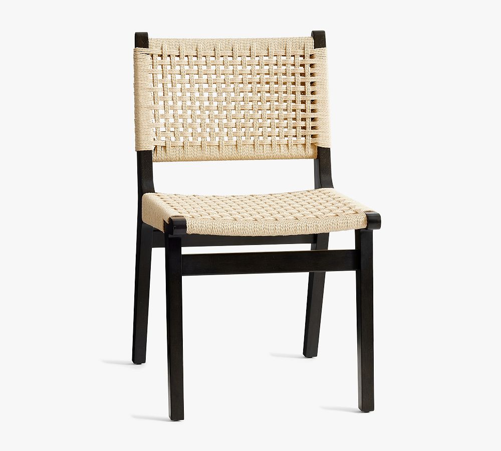 Fenton Woven Dining Chair | Pottery Barn
