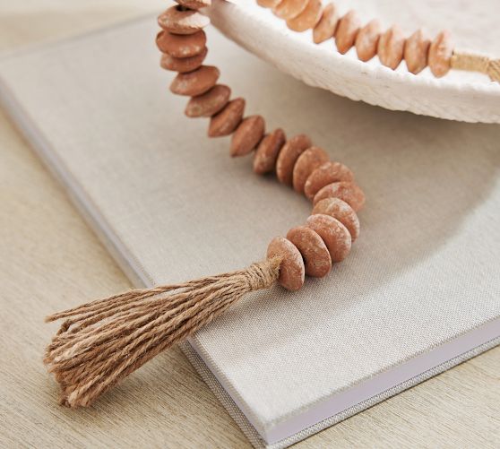 Artisan Handcrafted Terracotta Beaded Rope | Pottery Barn