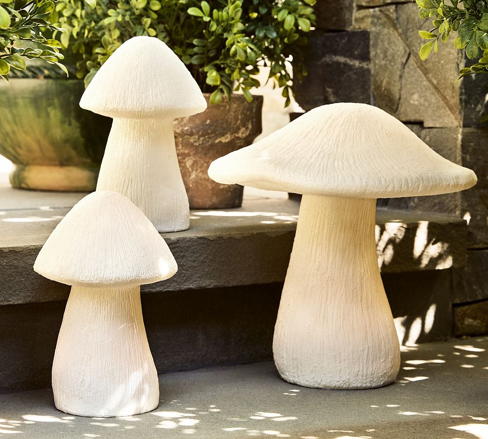 Lit Outdoor Mushroom | Pottery Barn