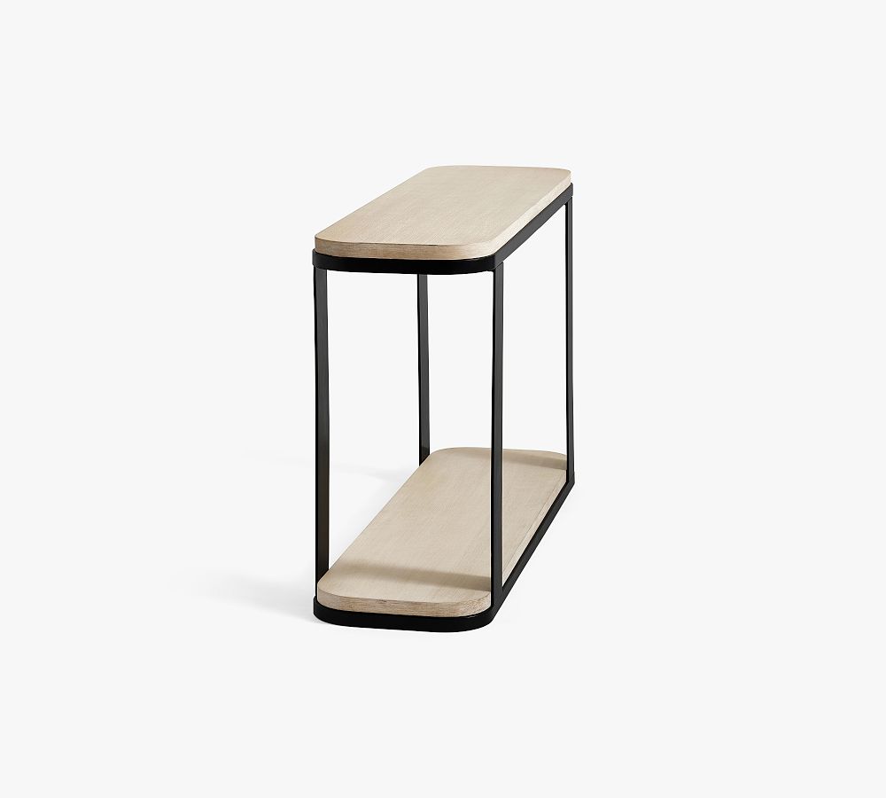 Cayman Wood & Metal Console Table | Pottery Barn