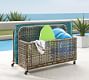 Betti Outdoor Wicker Pool Storage Caddy | Pottery Barn