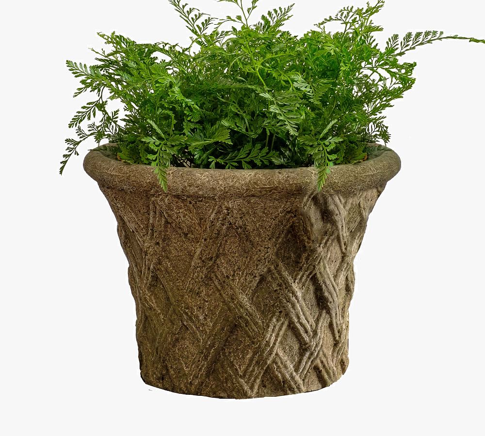 Stone Lattice Planter | Pottery Barn