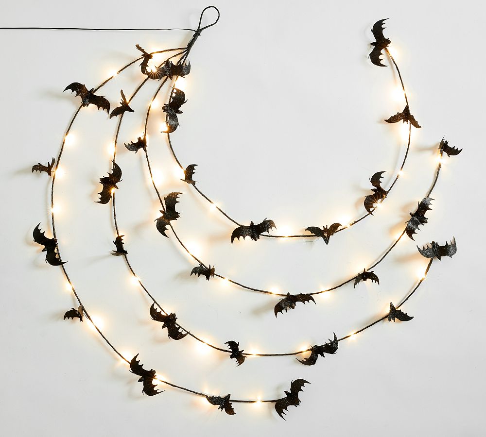 Lit Hanging Bat Flock | Pottery Barn