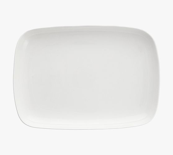 Fortessa Modern Coupe Rectangular Serve Platter | Pottery Barn