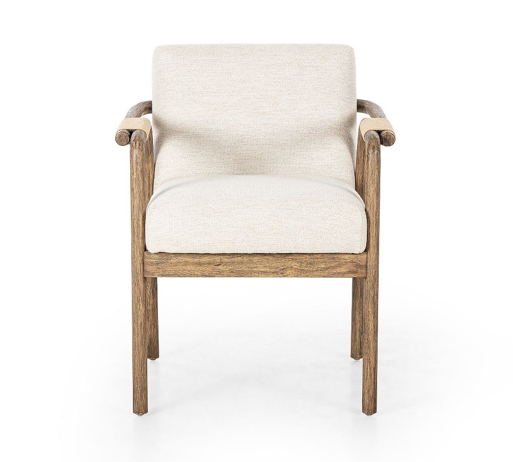 Sia Upholstered Dining Armchair | Pottery Barn