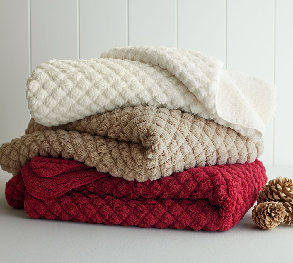 Nordic Sherpa Back Throw | Pottery Barn