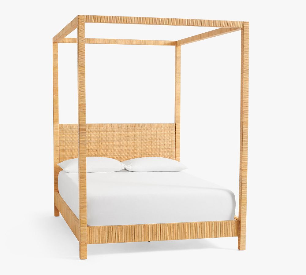 Cala Woven Canopy Bed | Pottery Barn
