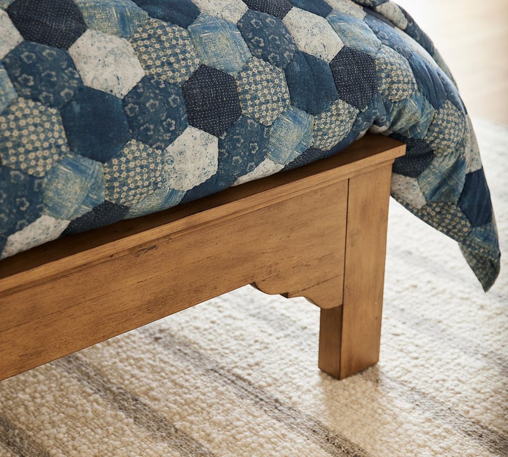Heritage Farmhouse Platform Bed | Pottery Barn