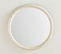 Nadia Bone 30" Round Wall Mirror | Pottery Barn