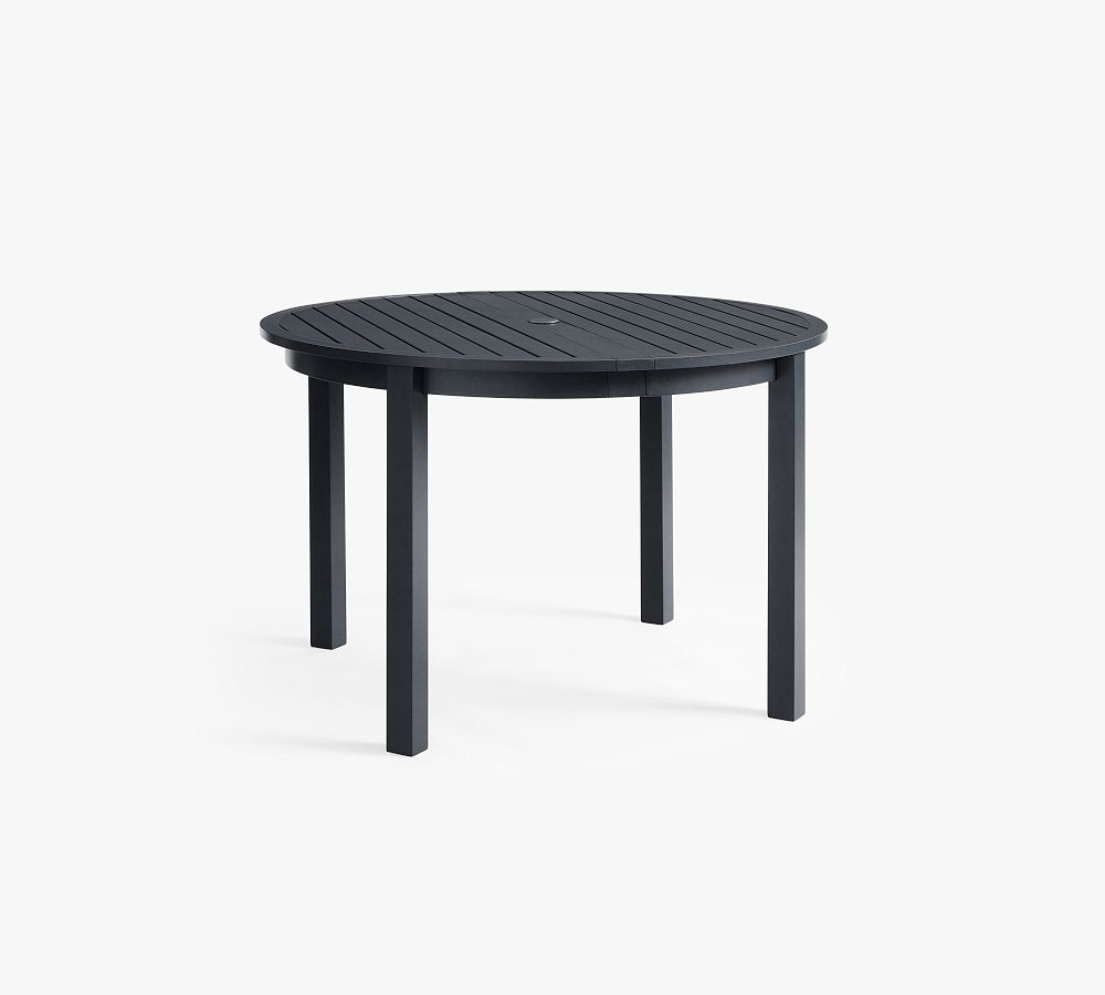 Indio Metal Round Extending Outdoor Dining Table | Pottery Barn