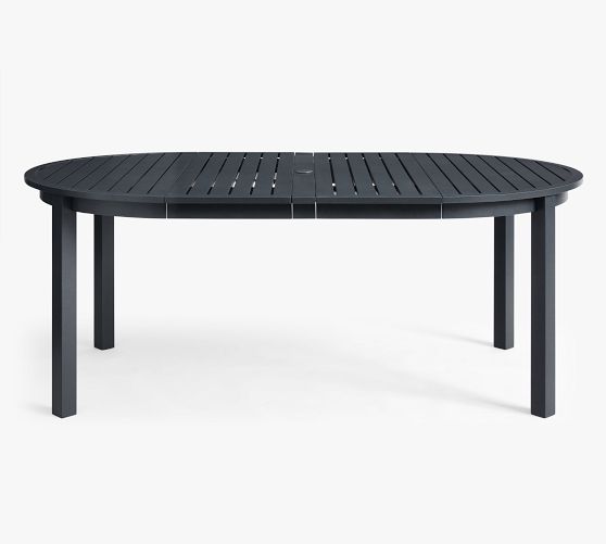Indio Metal Round Extending Outdoor Dining Table | Pottery Barn
