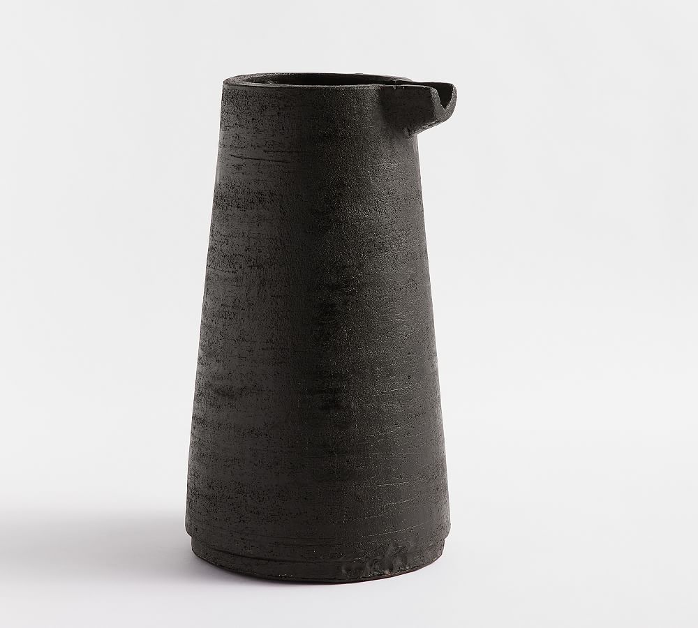 Terracotta Pitcher - Black | Pottery Barn