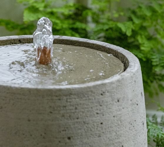 Ula Round Fountain | Pottery Barn