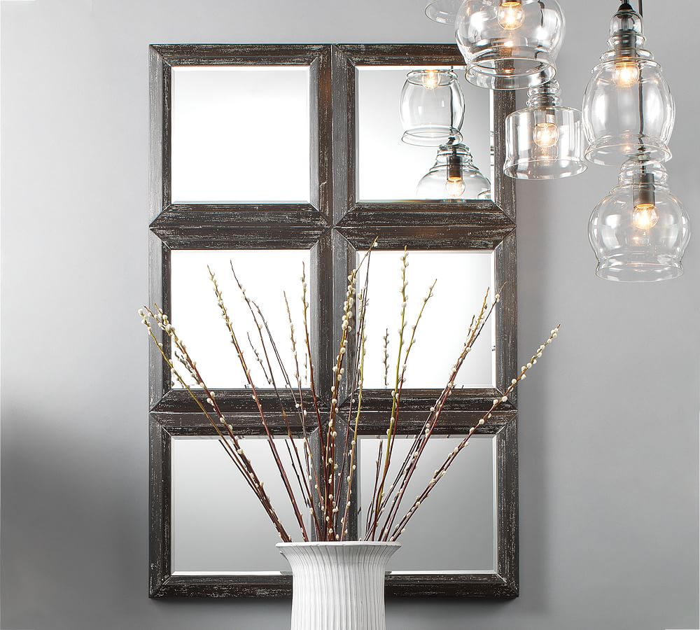 Mikayla Wood Paneled Mirror | Pottery Barn
