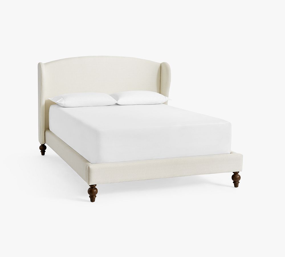 Augusta Upholstered Platform Bed | Pottery Barn