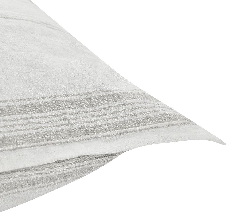 Caprina Linen Cashmere Striped Sham | Pottery Barn