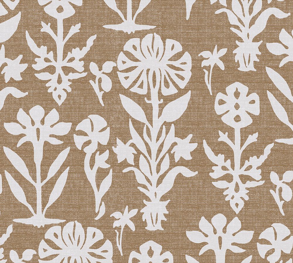 Fay Floral Print Wallpaper Sample | Pottery Barn