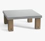 Abbott Concrete & Acacia Square Outdoor Coffee Table | Pottery Barn